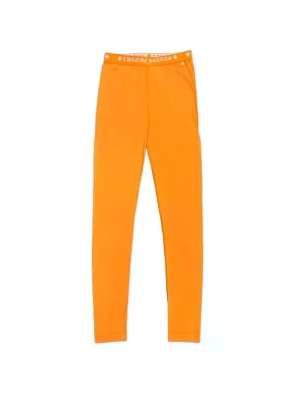Chrome Hearts Horseshoe Leggings - Orange