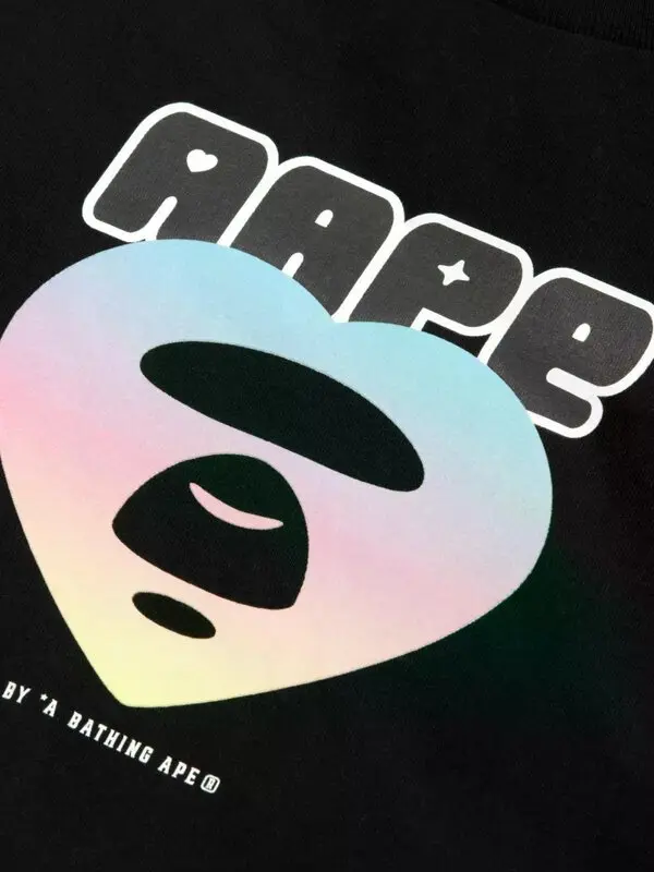 AAPE BY *A BATHING APE Graphic T-shirt - Black
