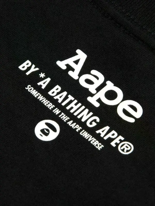 AAPE BY *A BATHING APE Graphic T-shirt - Black