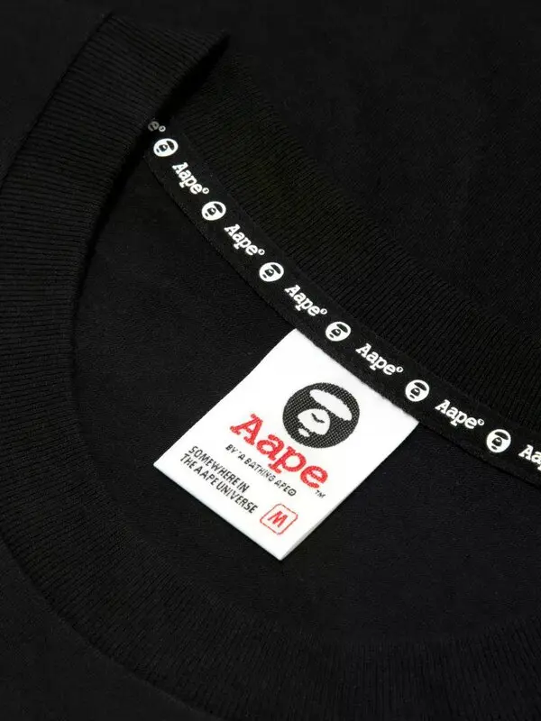 AAPE BY *A BATHING APE Graphic T-shirt - Black