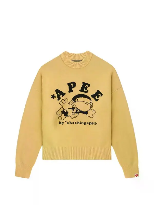 APEE™ BY *A BATHING APE® Graphic Print Crew Neck Sweater