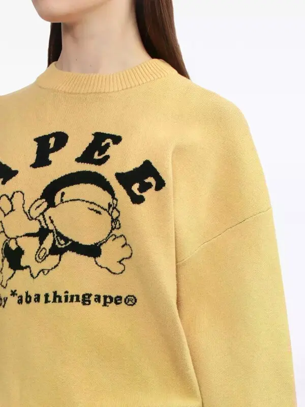APEE™ BY *A BATHING APE® Graphic Print Crew Neck Sweater