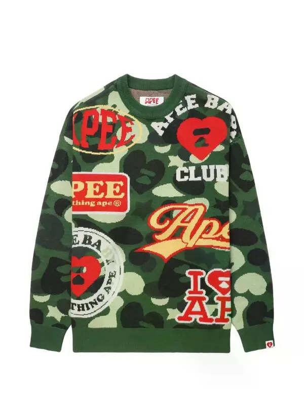 APEE™ BY *A BATHING APE® Camouflage Sweater