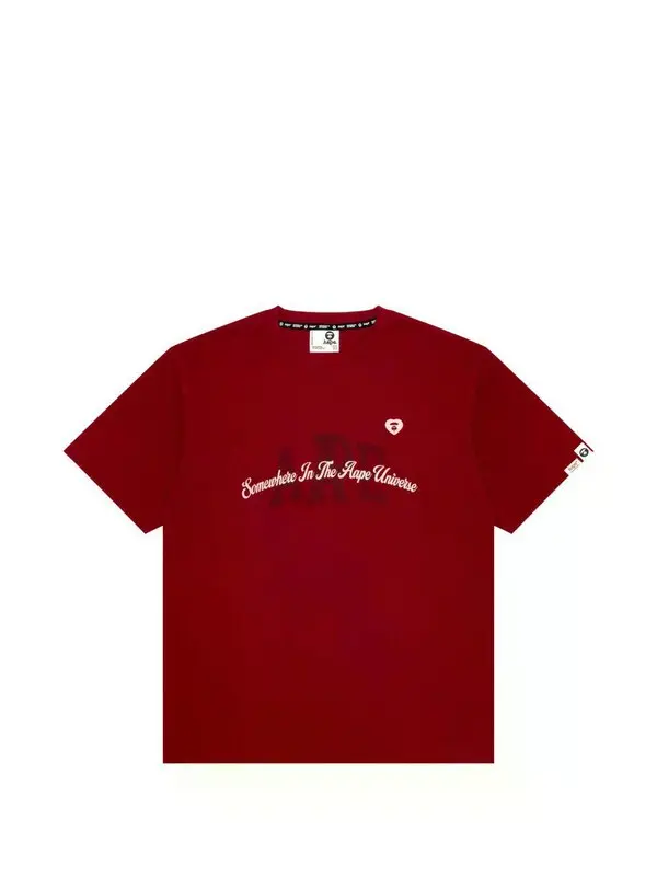 AAPE BY *A BATHING APE Graphic-print T-shirt - Red