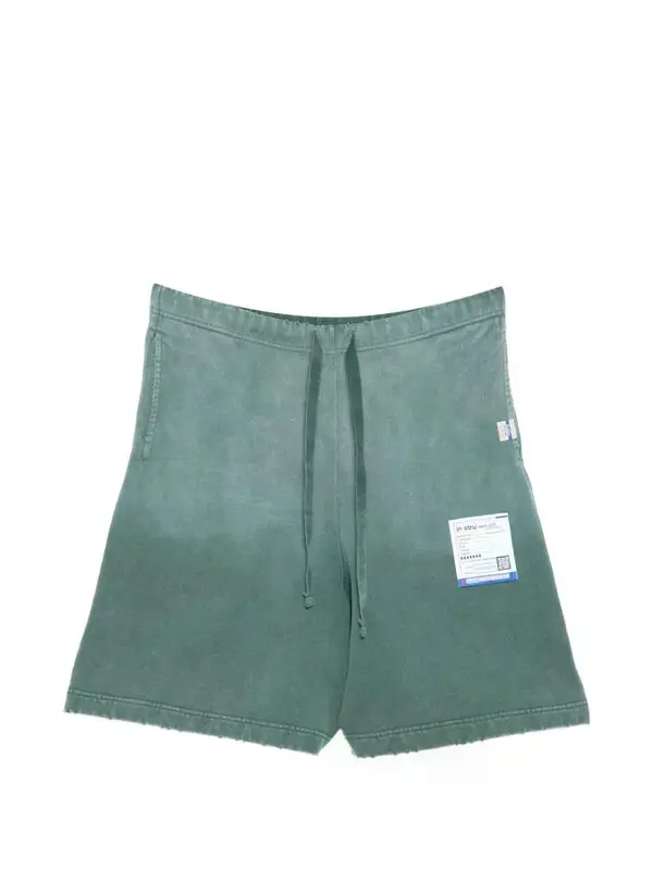 Mihara Yasuhiro Sun Faded Sweat Shorts - Green