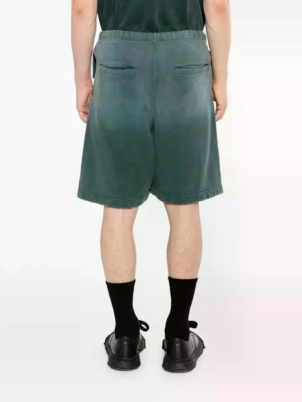 Mihara Yasuhiro Sun Faded Sweat Shorts - Green