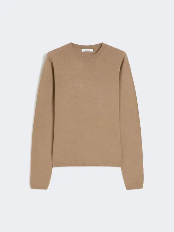 Max Mara Cashmere Yarn Crewneck Sweater - Hazelnut Brown