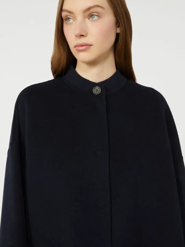 Max Mara Wool-blend Midi Coat With Scarf