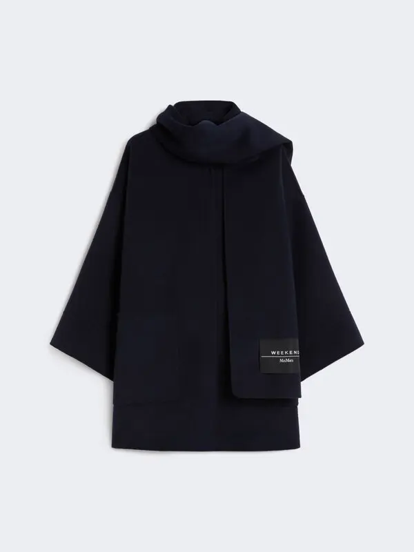 Max Mara Wool-blend Midi Coat With Scarf