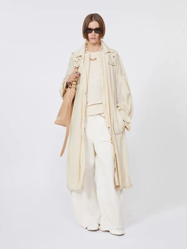 Max Mara Cotton Rib-knit Tank Top - Ecru