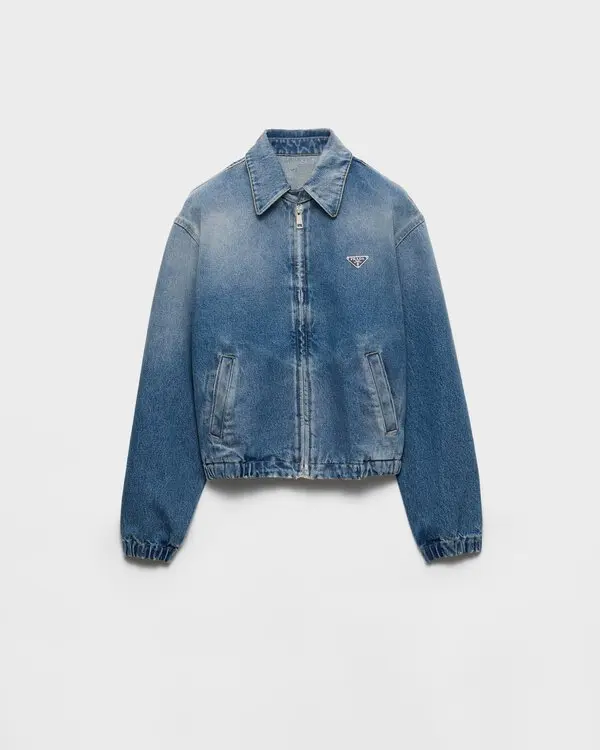 Prada Denim Jacket - Light Blue