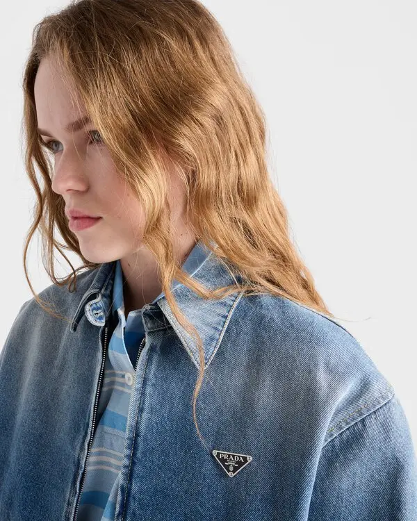 Prada Denim Jacket - Light Blue