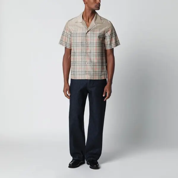 Burberry Shirt With Shaded Check Pattern
