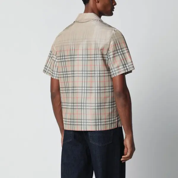 Burberry Shirt With Shaded Check Pattern