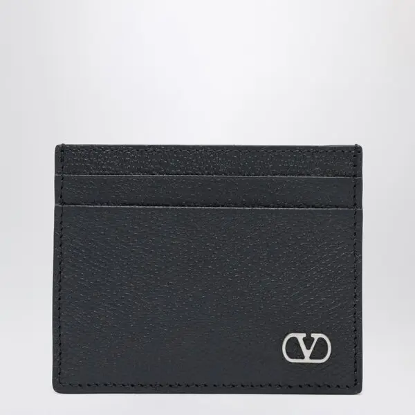 Valentino Garavani Vlogo Signature Card Holder - Black