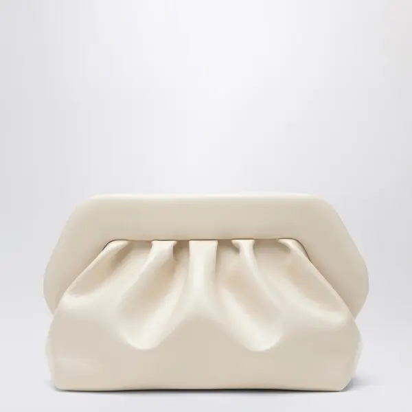 THEMOIRE Large Tia Clutch - White