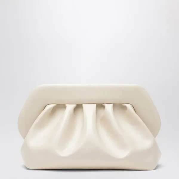 THEMOIRE Large Tia Clutch - White