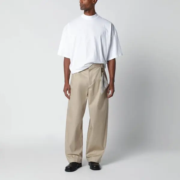 DARKPARK Cotton Trousers - Beige