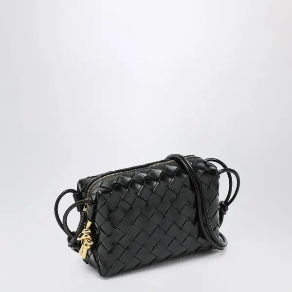 Bottega Veneta Mini Loop Metal Knot Bag - Black