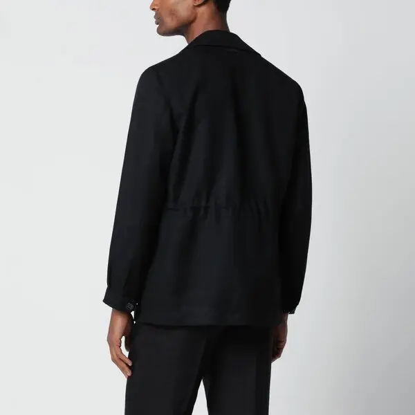 LARDINI Viscose And Silk-blend Jacket