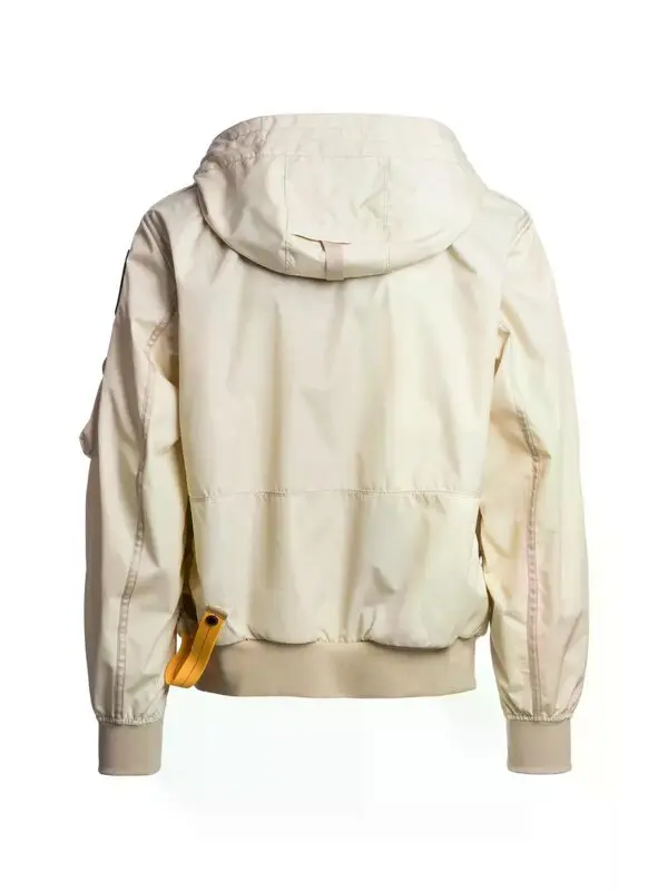 PARAJUMPERS Logo-patch Hooded Jacket - Neutrals