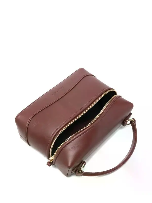 Sandro Leather Top Handle Bag - Brown