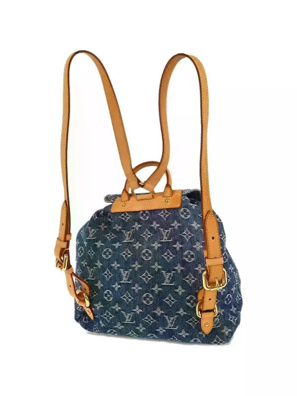 LOUIS VUITTON Sac A Dos Gm Monogram Denim Backpack