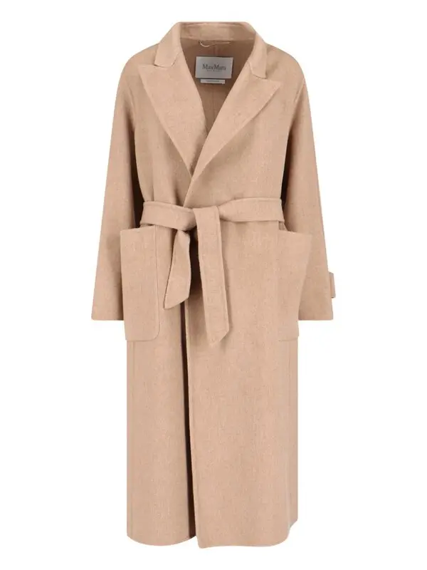 Max Mara Belted Camel Hair Coat