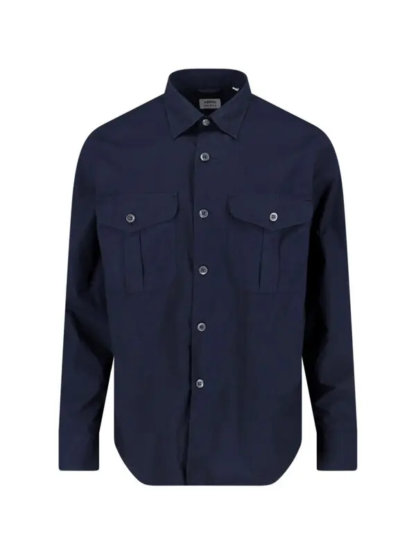 Stone Island Button Shirt - Blue