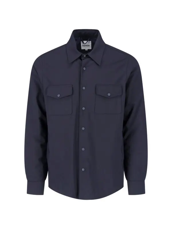 GOLDEN GOOSE Button Shirt - Blue