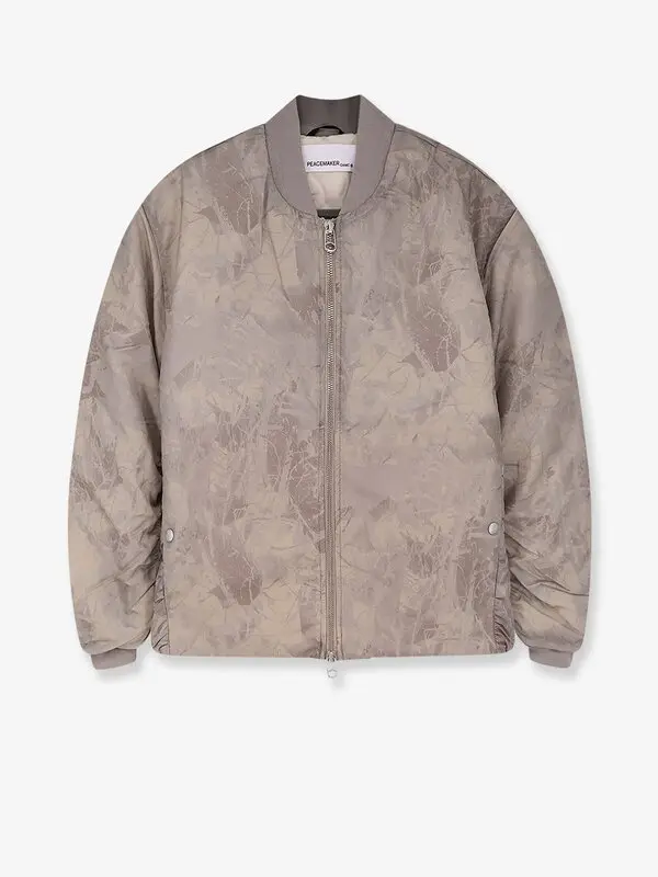 PEACEMAKER OAMC Minimal Printed Fabric Bomber