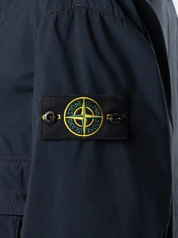 Stone Island Light Compact Touch Poly T.c. Jacket - Blue