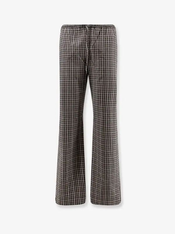 RÓHE Madras Cotton Trousers