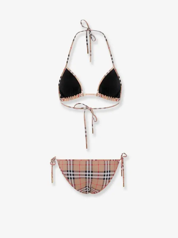 Burberry Cobb Bikini With Traditional Check Pattern