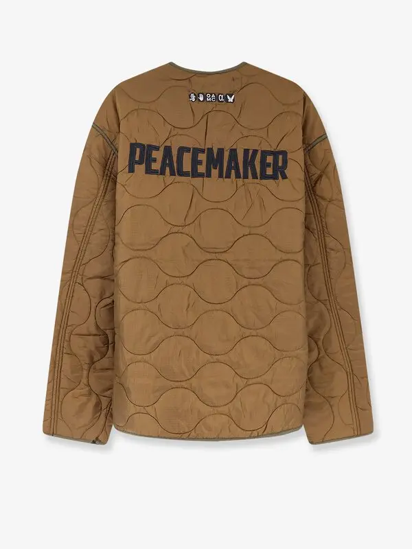 PEACEMAKER OAMC Combat Liner Quilted Jacket - Brown