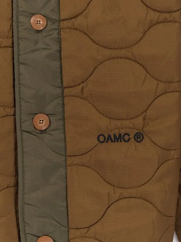 PEACEMAKER OAMC Combat Liner Quilted Jacket - Brown