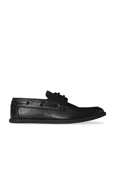 THE ROW Novus Sailor Shoes - Black