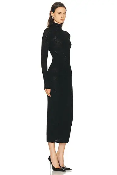 Givenchy Fitted Open Back Lace Dress