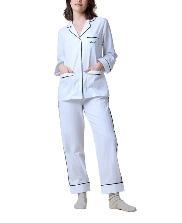 KIP Bride Premium Cotton Pajama Set - Monochrome