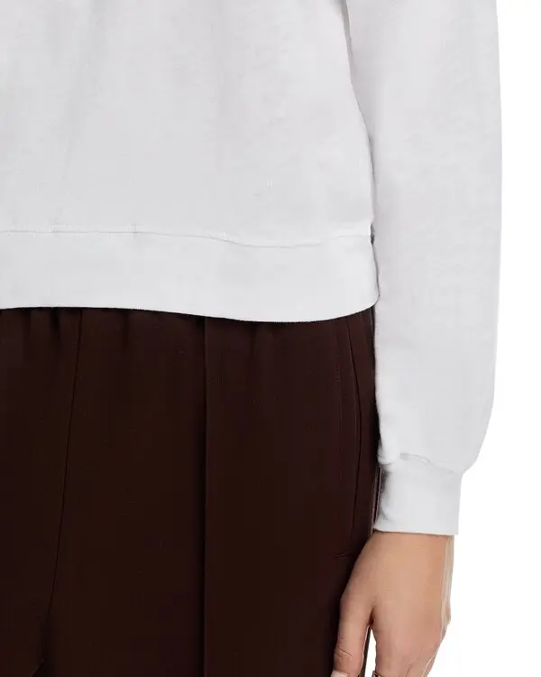 American Vintage Long Sleeve Tee - Blanc
