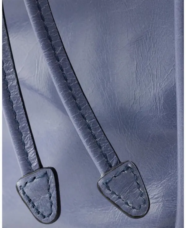 Prada Bonnie Large Leather Handbag - Dark Blue