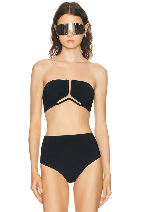 Rick Owens Allanah Bikini Top - Black