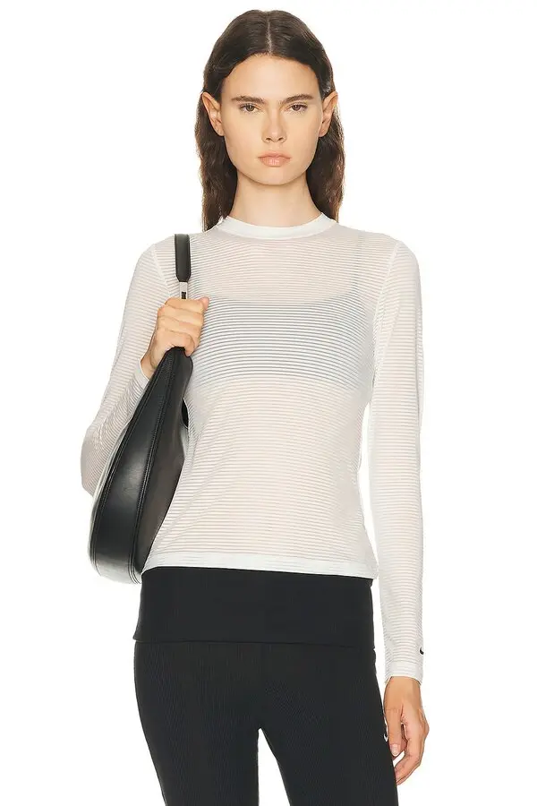 Nike Sheer Long Sleeve Top