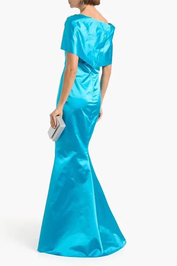 Oscar De La Renta Layered Silk-taffeta Gown