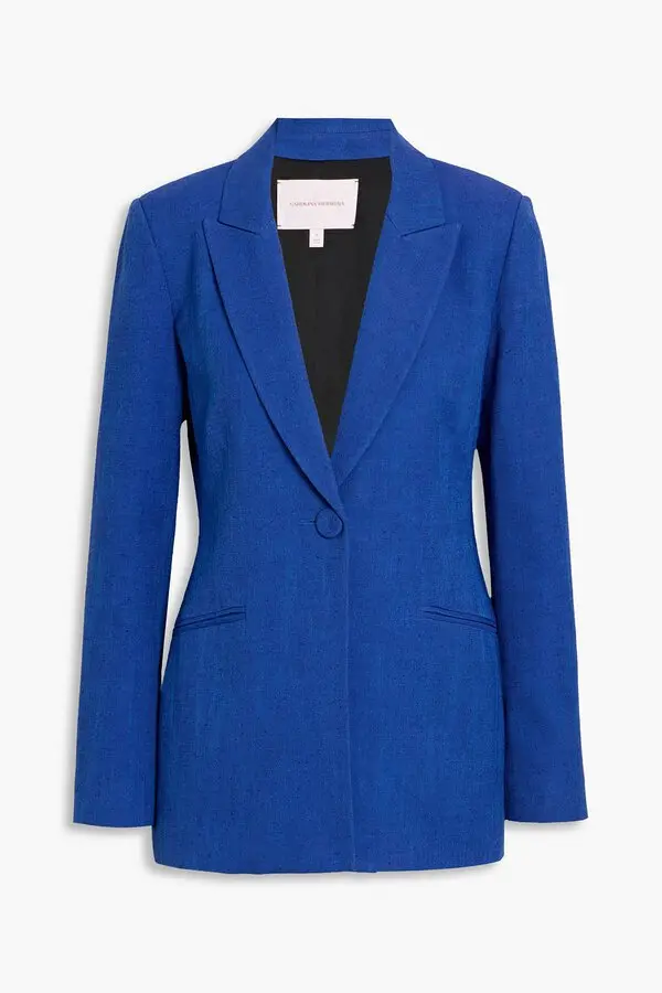 Carolina Herrera Slub Twill Blazer