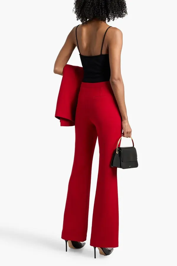 Alessandra Rich Wool Flared Pants