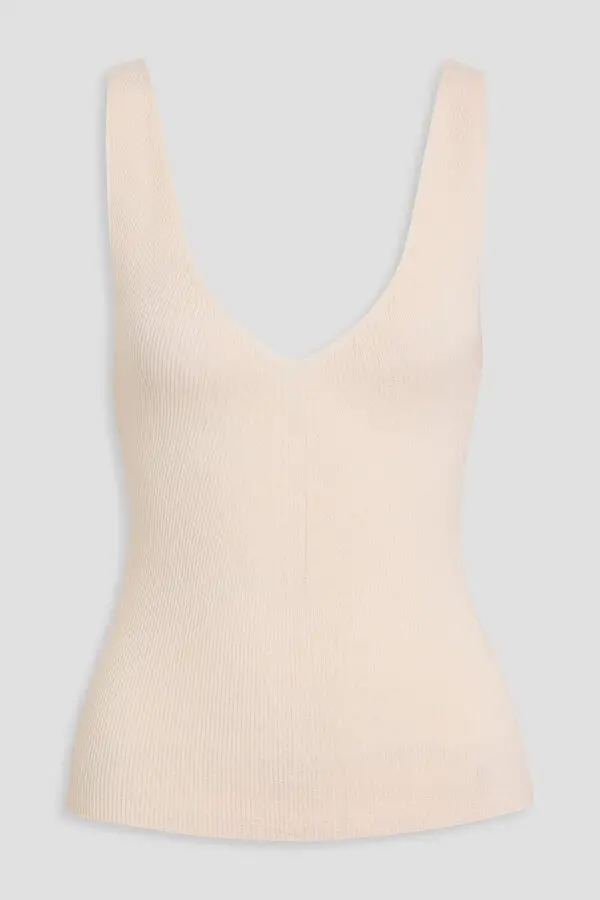 Altuzarra Ribbed Cashmere Top - Ivory