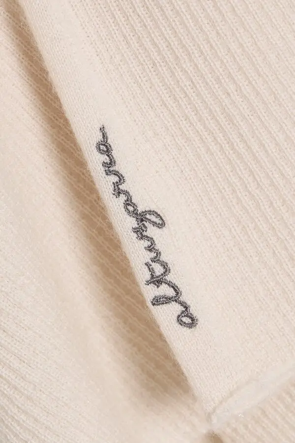 Altuzarra Ribbed Cashmere Top - Ivory