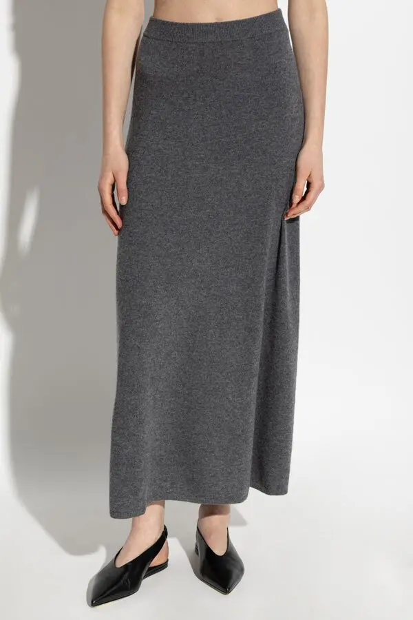 LISA YANG Dolly Cashmere Skirt - Grey