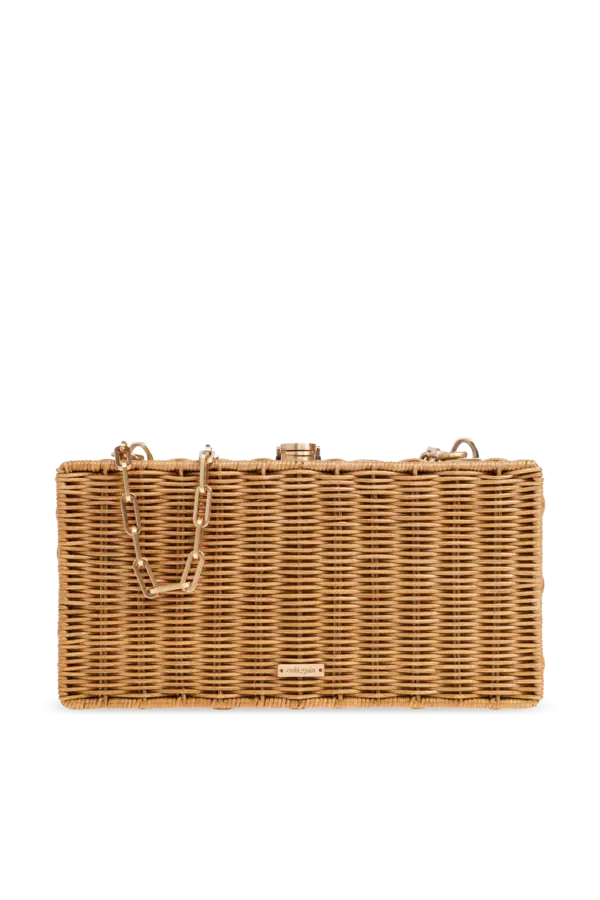 Cult Gaia Backgammon Clutch - Brown